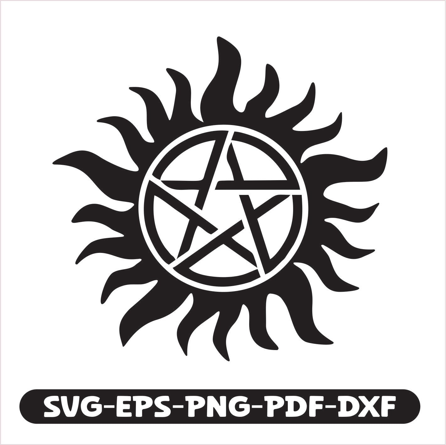 Anti Possession Symbol SVG Cut File - Instant Digital Download ...