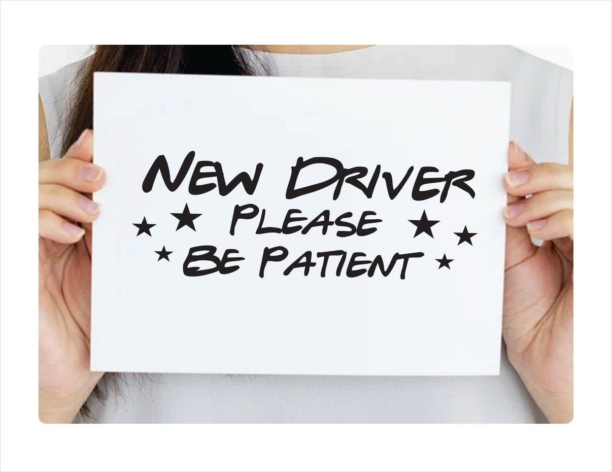 New driver please be patient Decal Sticker EcoRootStore